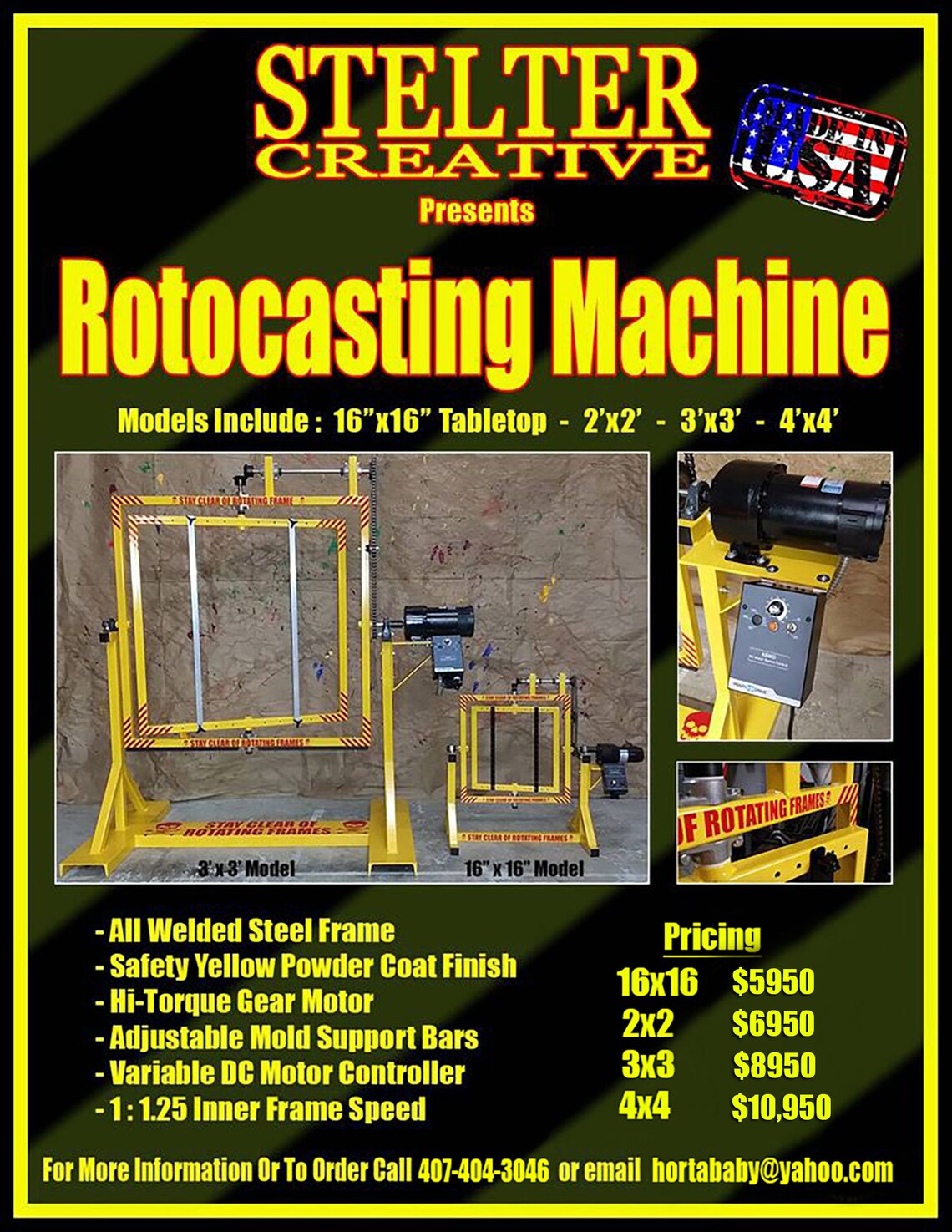 Stelter Creative Professional Custom Built Rotocasting Machine - Etsy