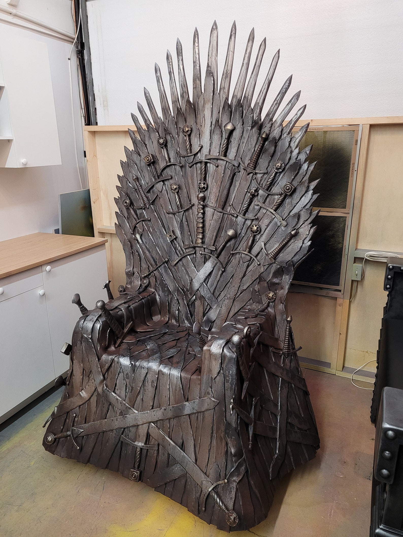 Game of Thrones Iron Throne Full Size Prop Replica - Etsy