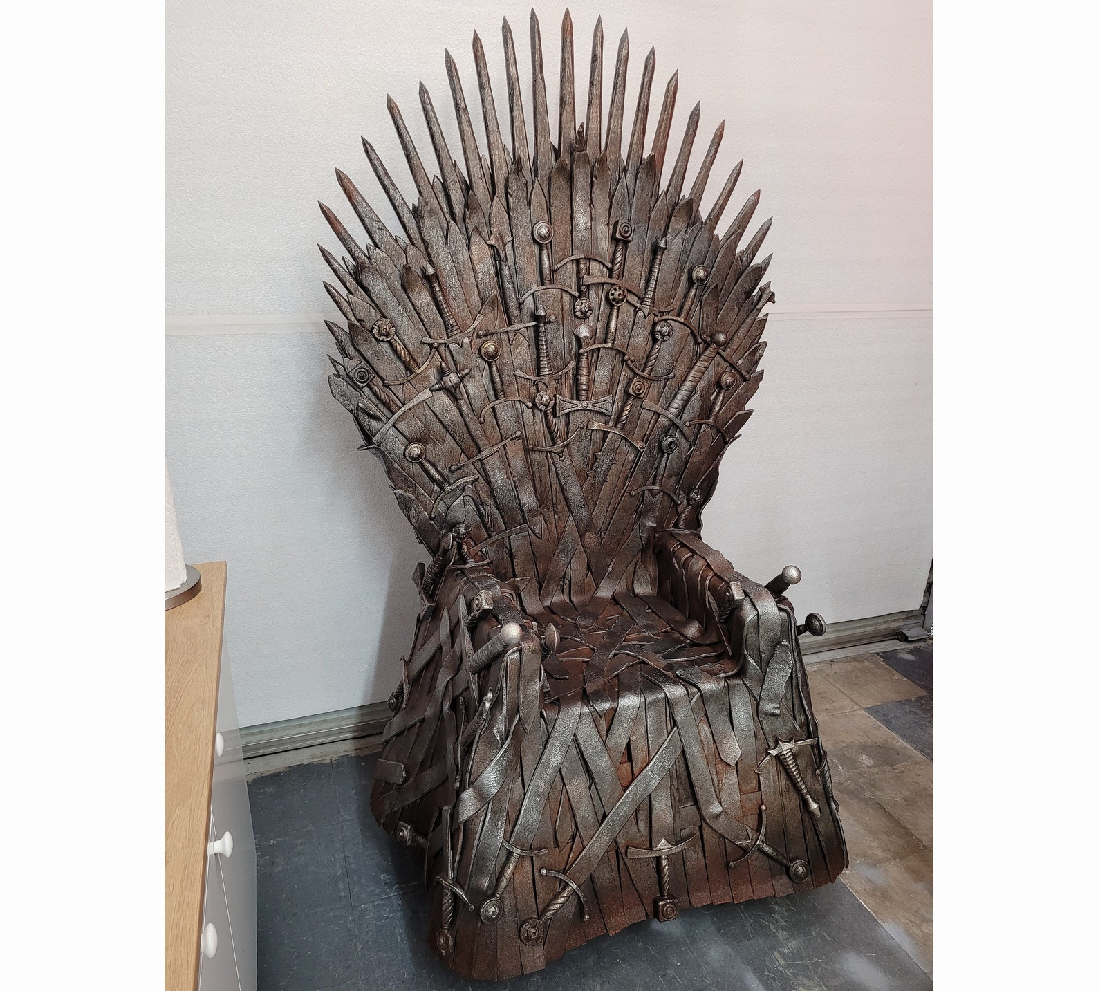 Game of Thrones Iron Throne Full Size Prop Replica - Etsy