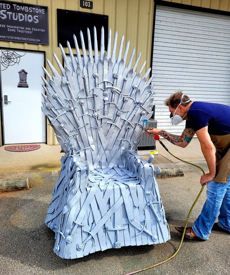 Game of Thrones Iron Throne Full Size Prop Replica - Etsy