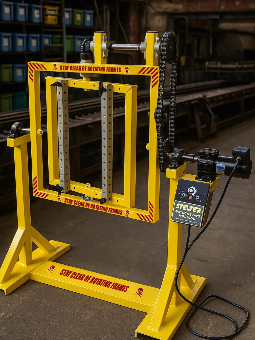 Stelter Creative Professional Custom Built Rotocasting Machine ***all ...