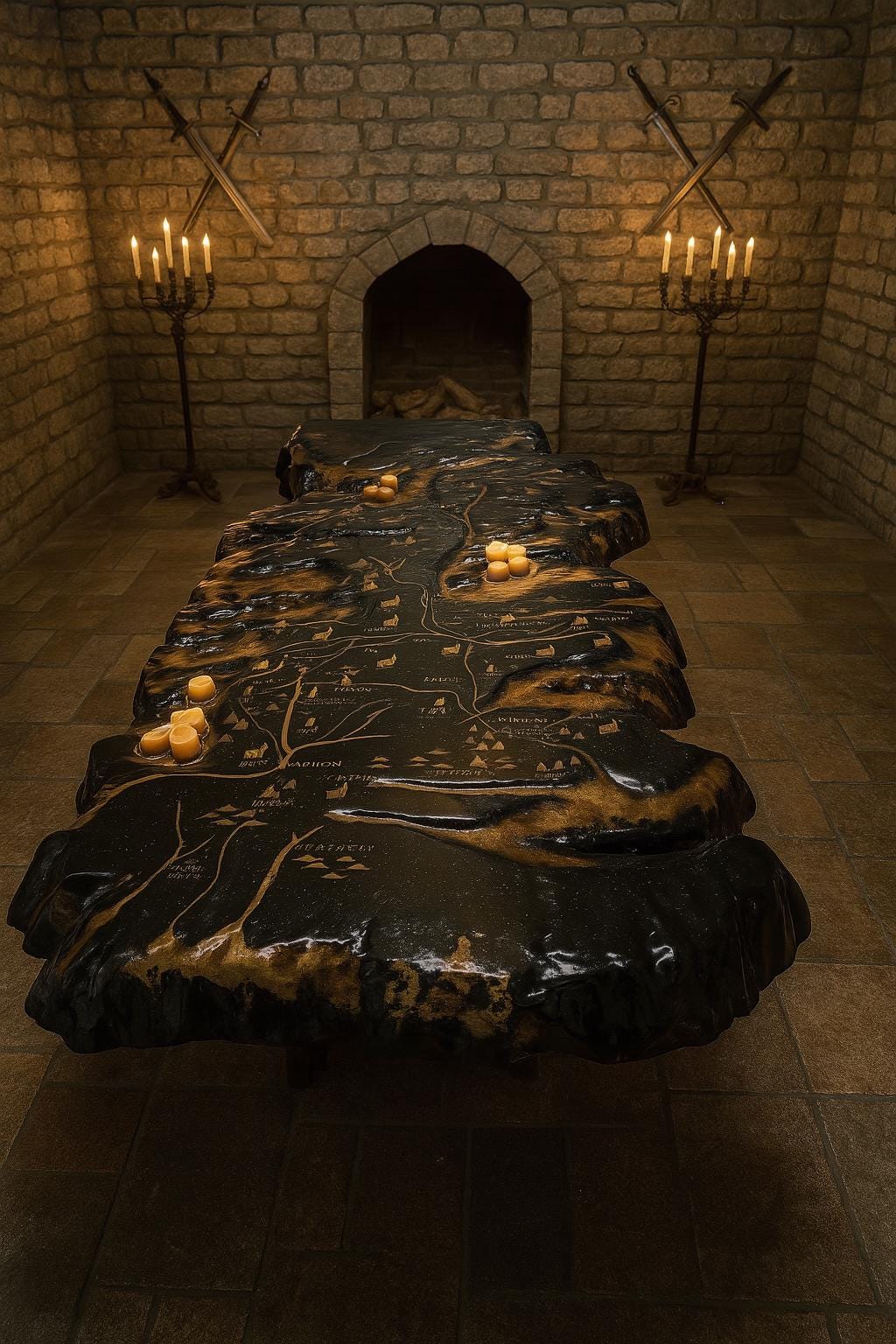 Game of Thrones Dragonstone War Table Replica – Glowing With Fire ...