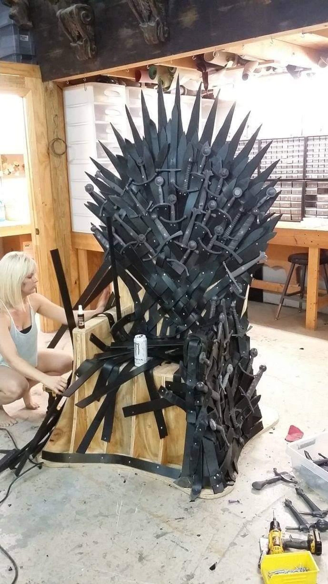Game of Thrones Iron Throne Full Size Prop Replica - Etsy