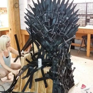 Game of Thrones Iron Throne Full-size Prop Replica – Handcrafted ...