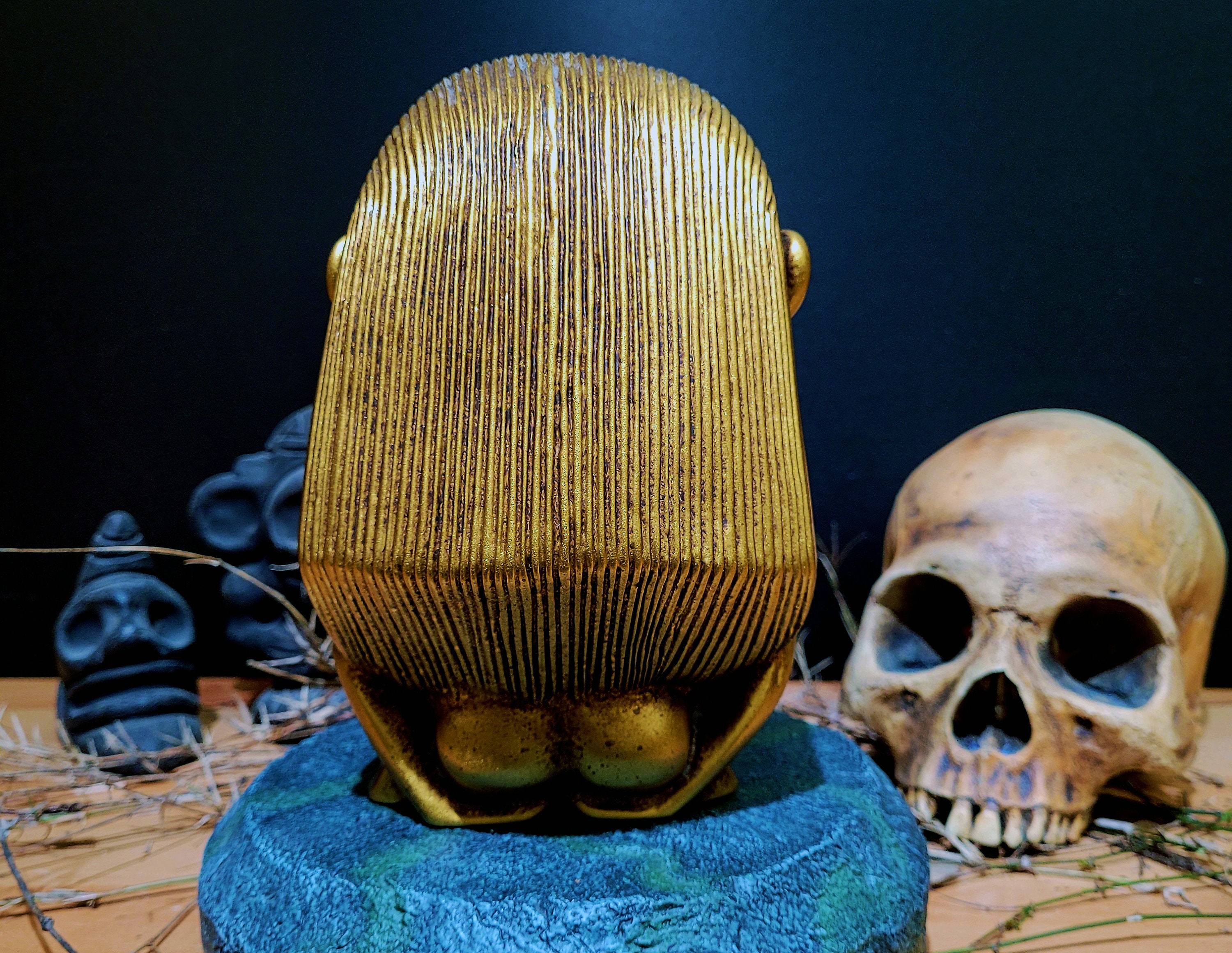 Indiana Jones Raiders of the Lost Ark Golden Fertility Idol Prop ...