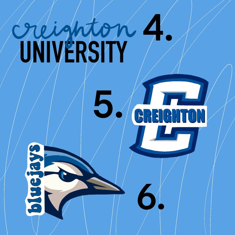 Creighton University Weatherproof Stickers - Etsy