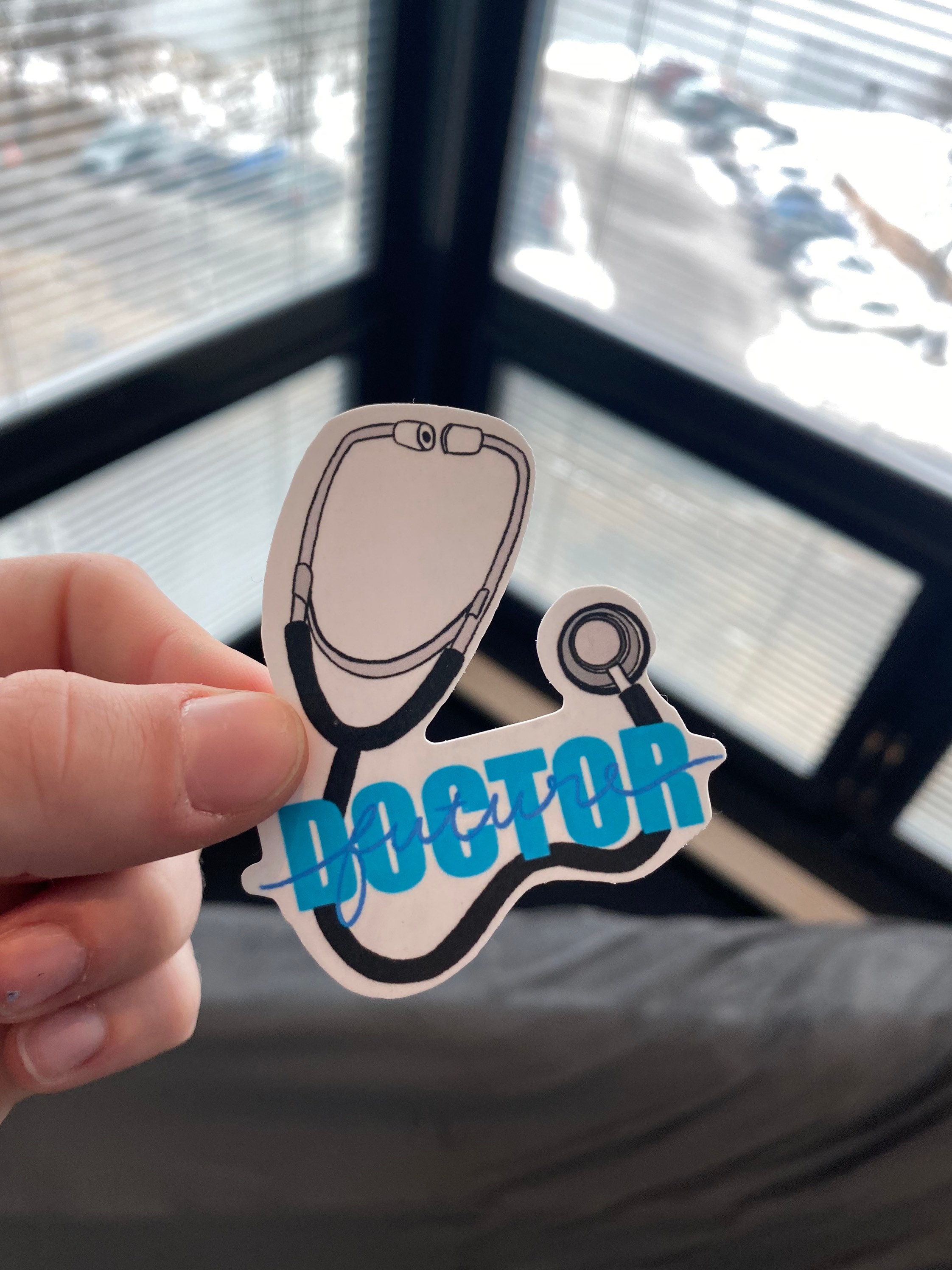 Future Doctor Stethoscope Weatherproof Sticker - Etsy