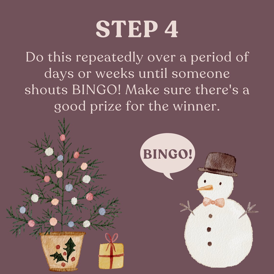 Printable Christmas Movie Bingo Game. Bingo Christmas Games - Etsy ...
