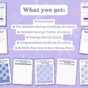 The Alphabet Savings Challenge for Kids | Saving Money | Mini Money ...