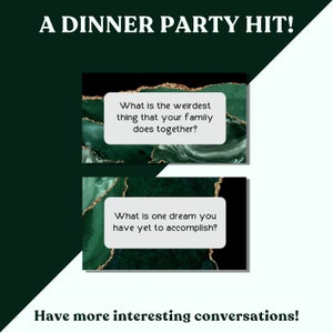 100 Printable Conversation Cards for Couples & Friends. Conversation ...