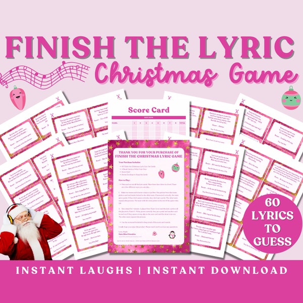 Guess the Christmas Carol - Etsy