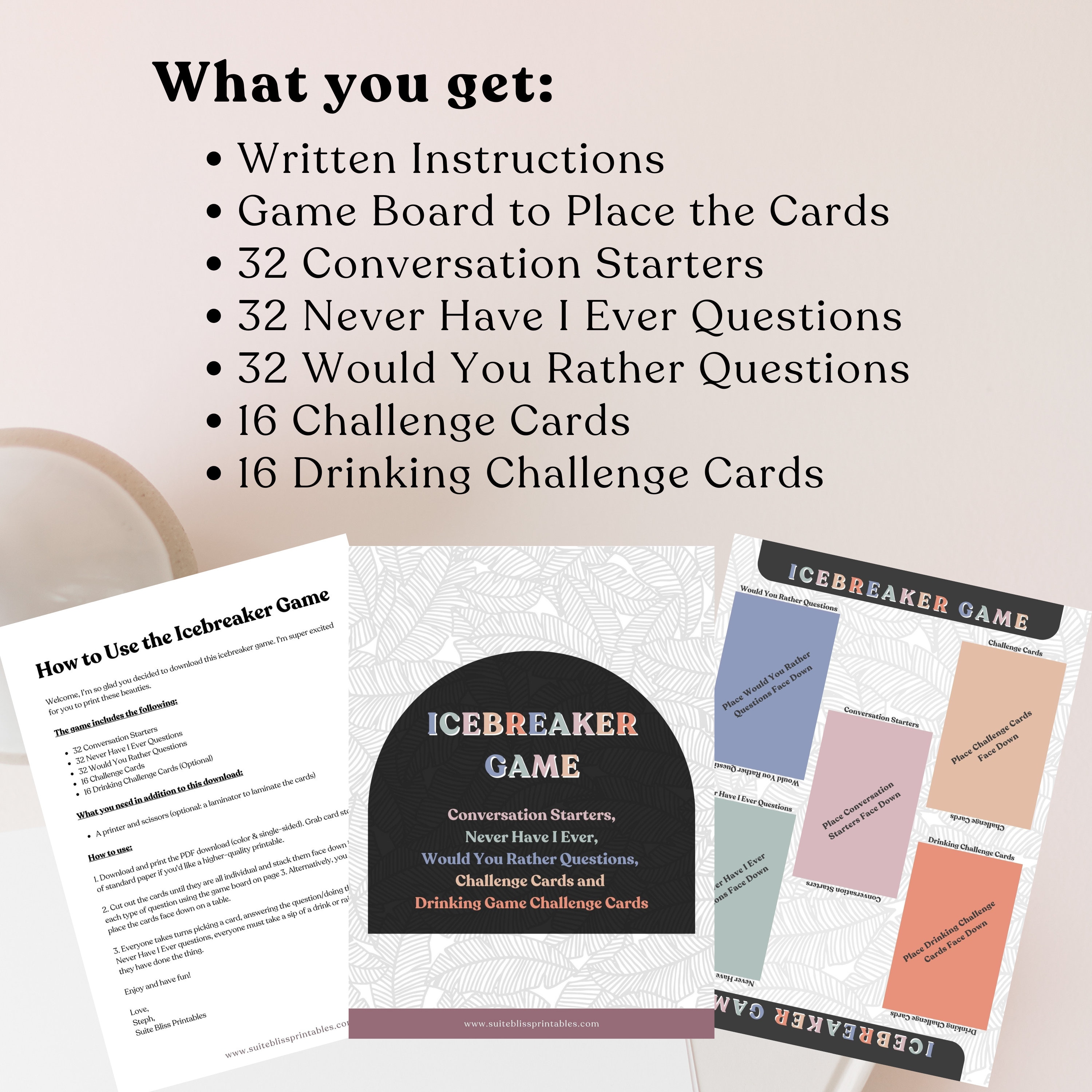 Printable Icebreaker Games. Bring the Fun With This Group Ice Breaker ...