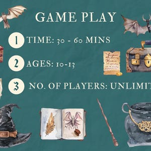 Printable Wizard Escape Room: Magical DIY Game for Kids (PDF) - Etsy