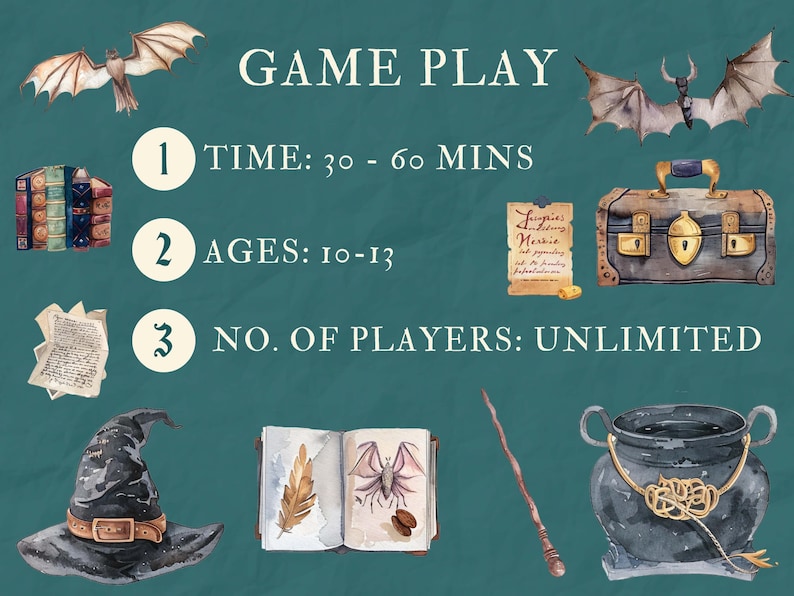 Printable Wizard Escape Room: Magical DIY Game for Kids (PDF) - Etsy