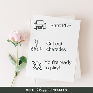 100 Printable Baby Shower Charades. Funny Baby Shower Games. Greenery ...