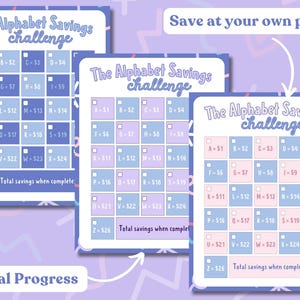 The Alphabet Savings Challenge for Kids | Saving Money | Mini Money ...