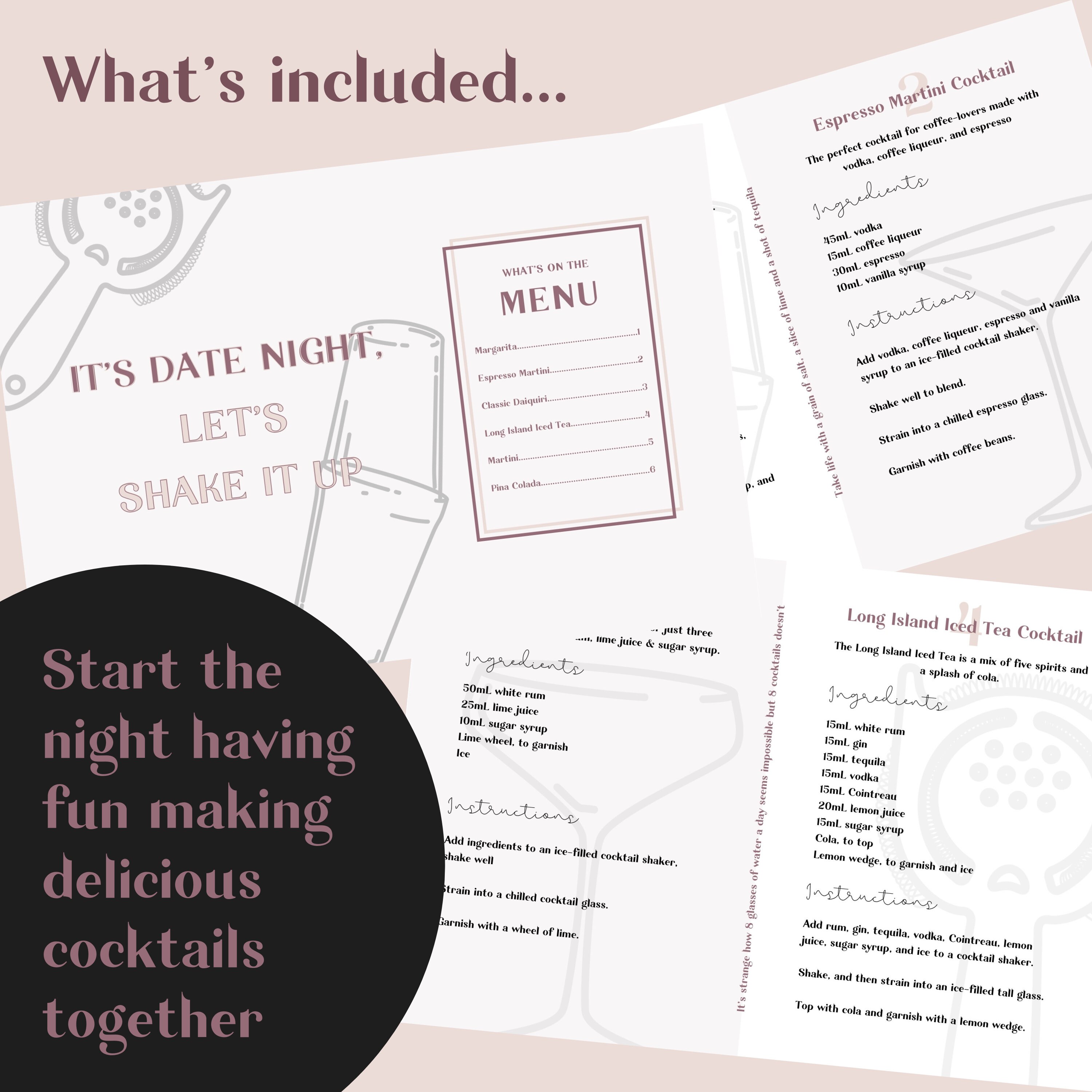 Printable Date Night Kit. Romantic Digital Date Night Box for - Etsy ...