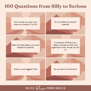 100 Printable Conversation Cards for Couples & Friends. Conversation ...