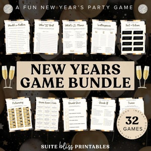 New Years Games Printable for Adults | New Years Eve Game Night | New ...