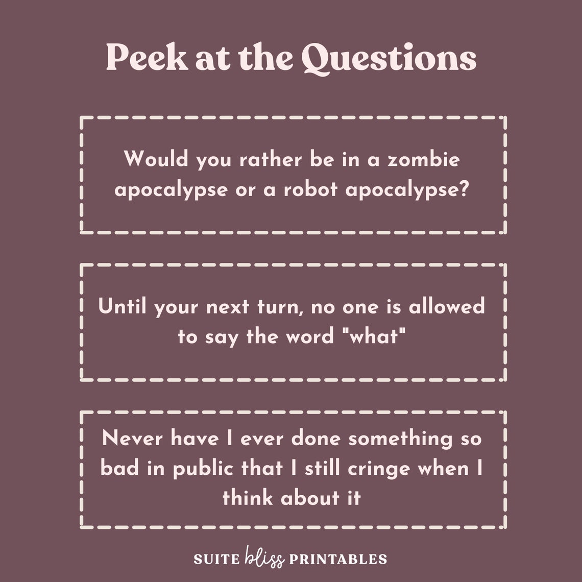 Team Building Party Games. Printable Team Building Games for Work ...