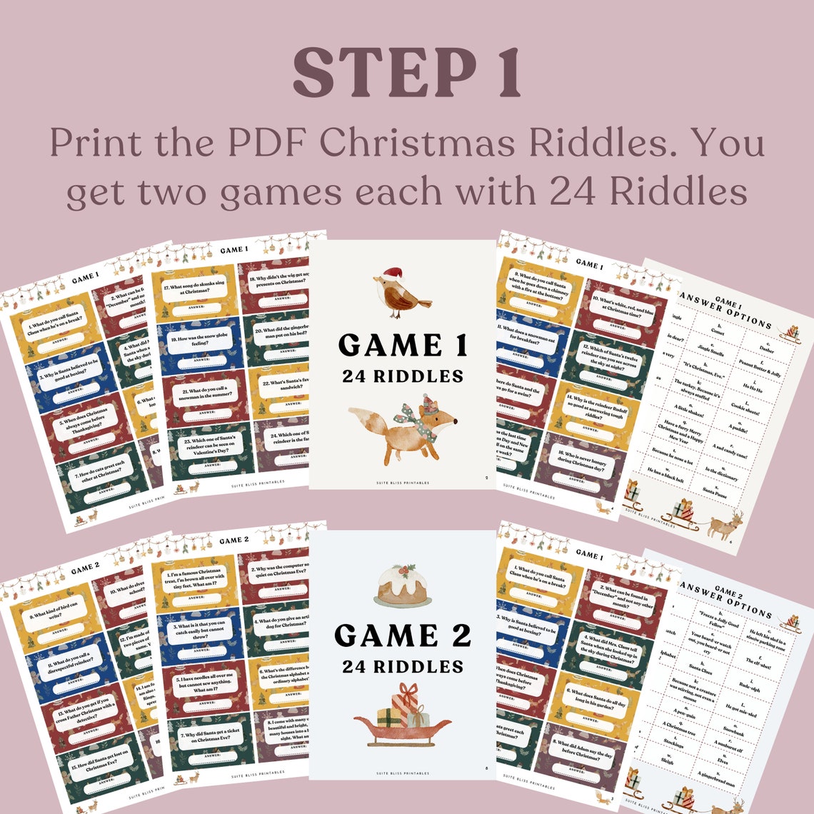 Printable Christmas Riddles for Kids. 48 Christmas Riddles With Answers ...