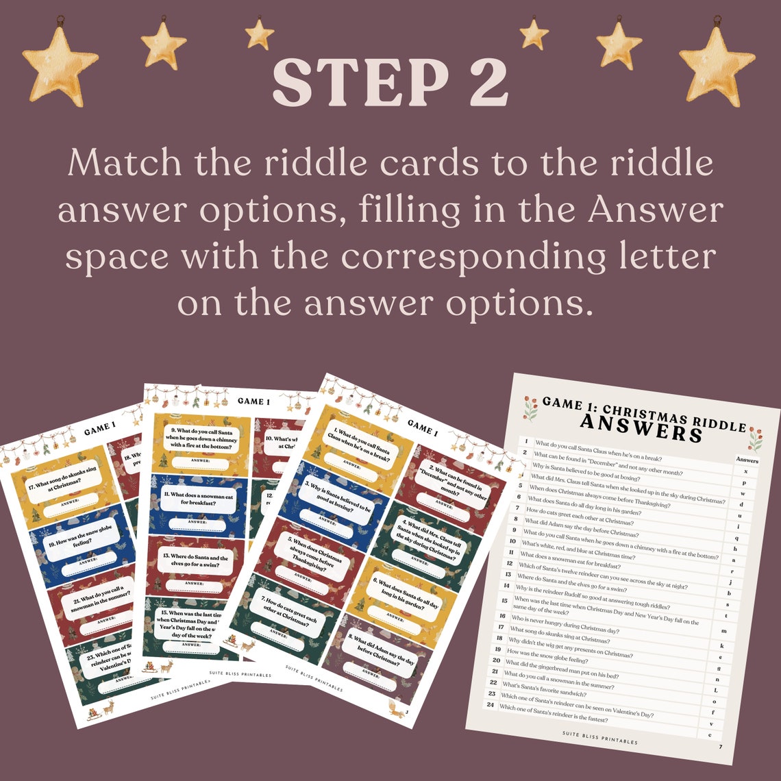 Printable Christmas Riddles for Kids. 48 Christmas Riddles With Answers ...