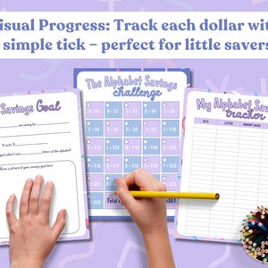 The Alphabet Savings Challenge for Kids | Saving Money | Mini Money ...