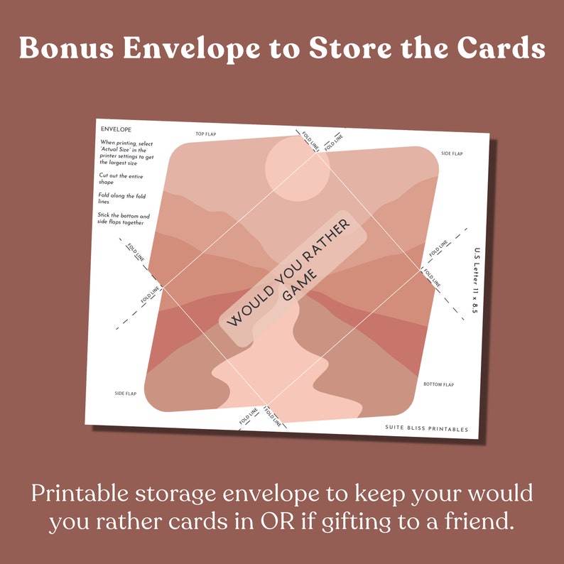 Printable Would You Rather Game: 100 Funny Questions (digital Download ...