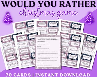 Christmas Would You Rather Game - Etsy
