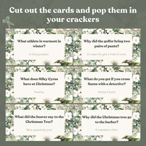 Christmas Cracker Jokes: 50 Printable Riddles (digital Download) - Etsy ...