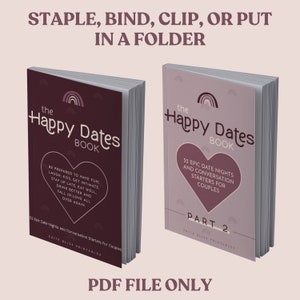 Printable Date Night Ideas Book BUNDLE. A Date Night Box & Date Night ...