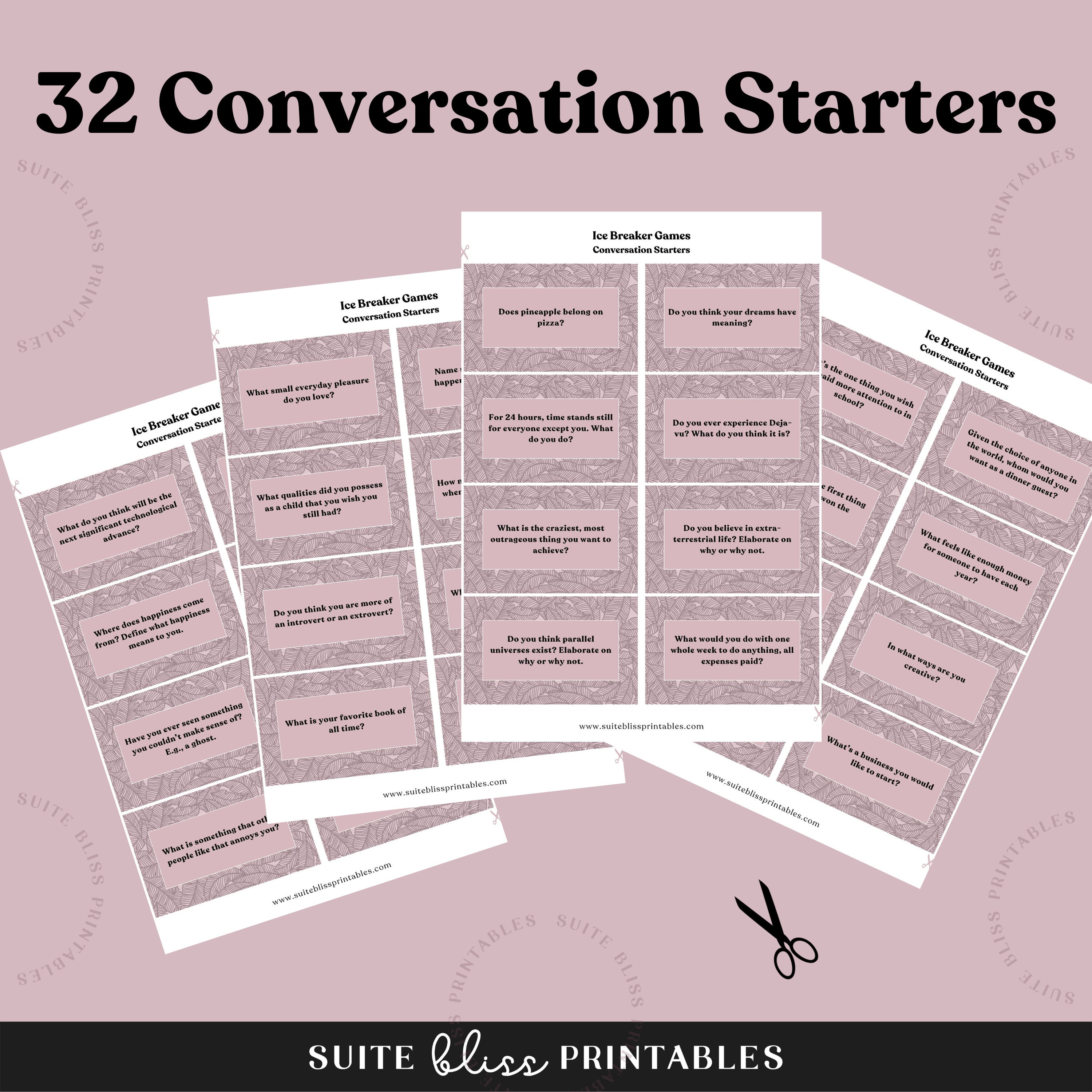 Printable Icebreaker Games. Bring the Fun With This Group Ice Breaker ...