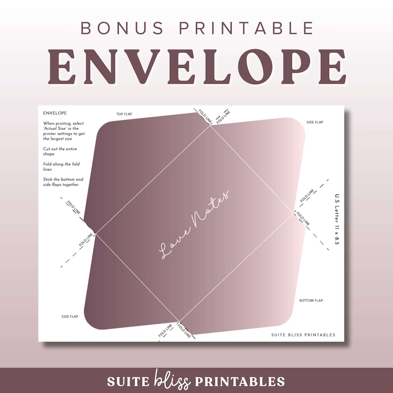 Printable Love Notes for Couples: Romantic Lunchbox Notes (PDF) - Etsy