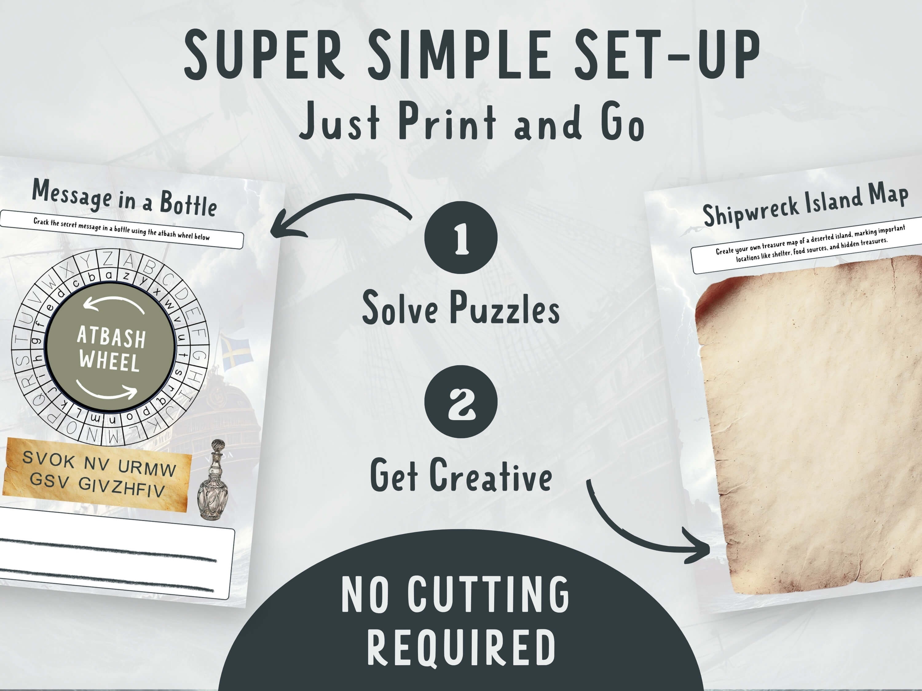 Shipwreck Activity Pack I Printable Shipwreck Activity I Ship Coloring ...