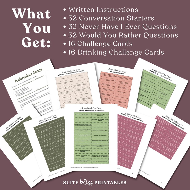 Team Building Party Games. Printable Team Building Games for Work ...