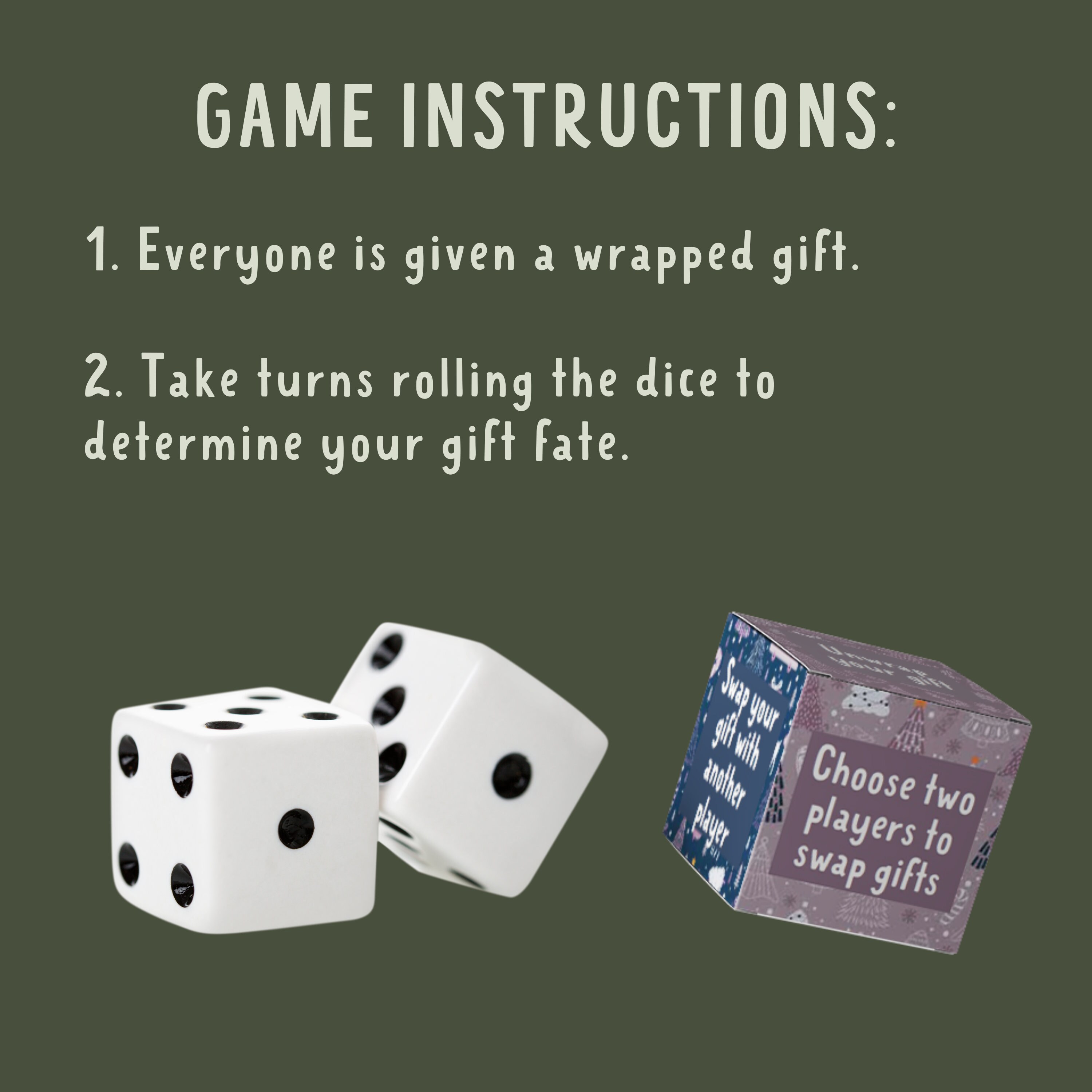 Printable Pass the Present Game Christmas Gift Exchange Game. A Fun ...