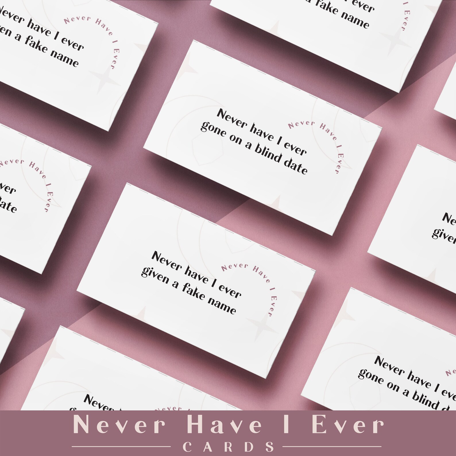 Never Have I Ever Card Game for Couples. Drunken Games for Fun Nights ...