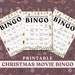 Printable Christmas Movie Bingo Game: Family Holiday Activity (PDF) - Etsy