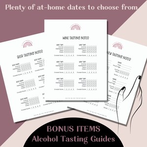 Printable Date Night Ideas Book (52 Dates) A Date Night Jar & Date ...