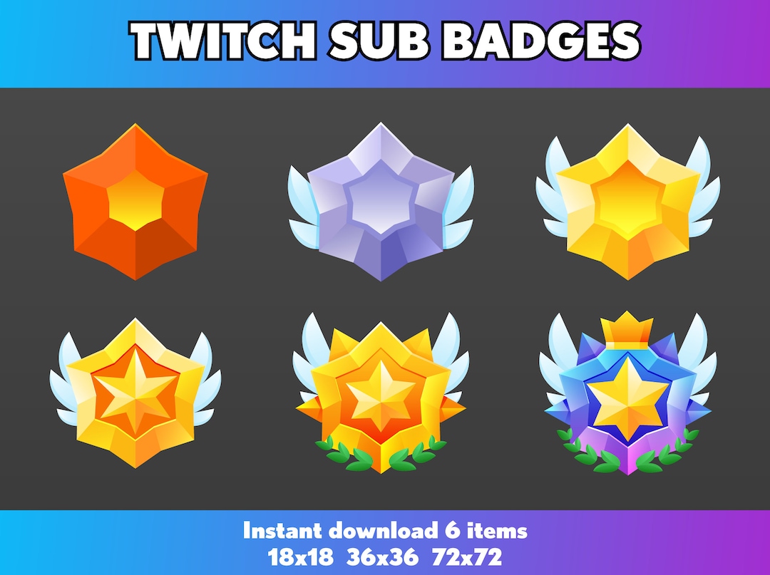 Twitch Sub Medal Badge Twitch Sub Badge Twitch Badge Sub Badge Twitch Twitch Bit Badge Graphic ...
