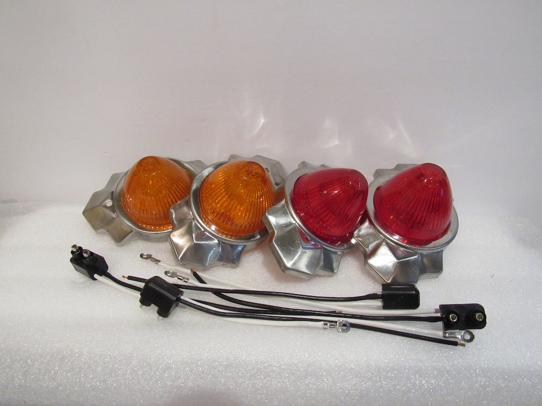 Art Deco Vintage Style Trailer Side Lights - Etsy