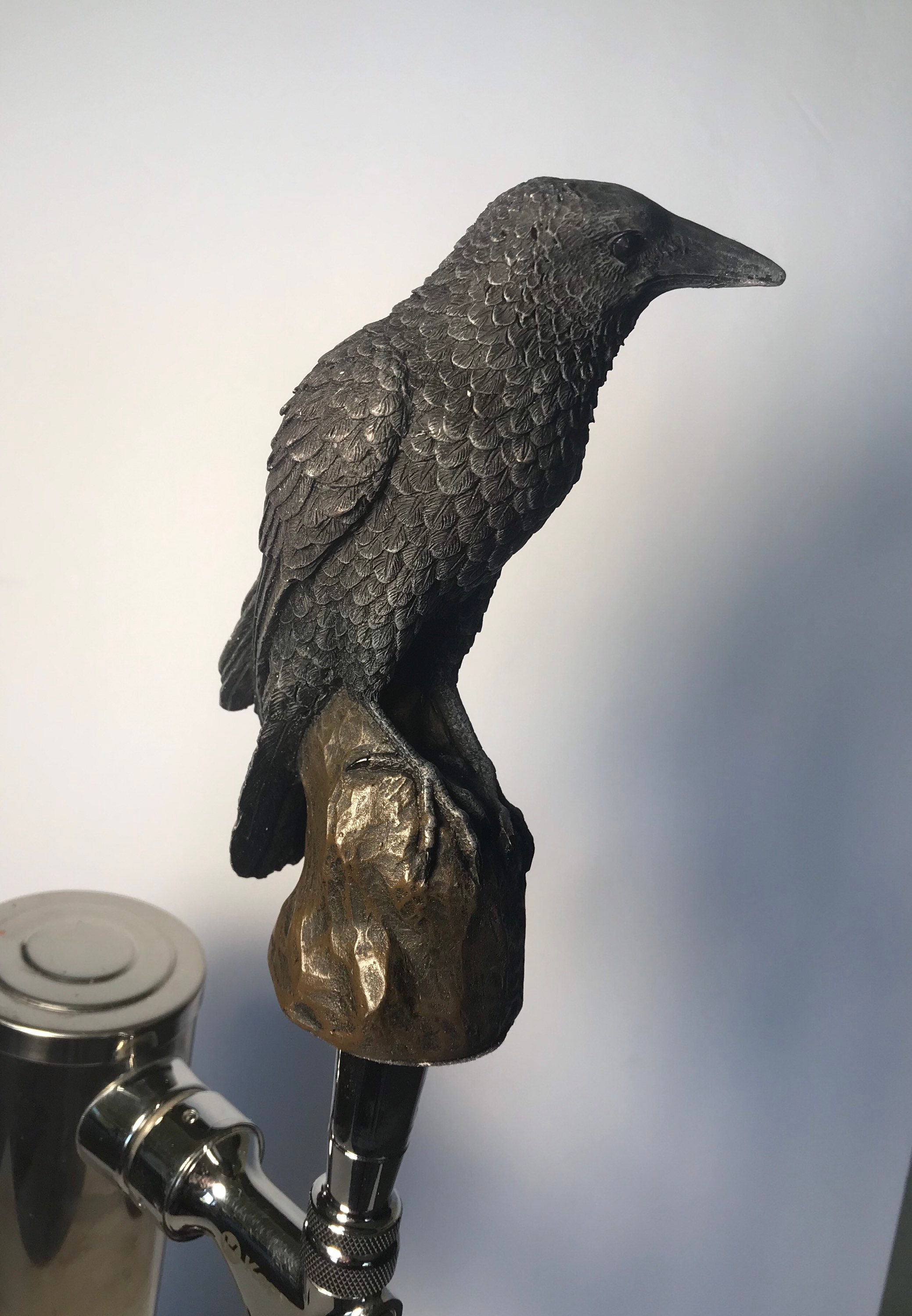 Raven Tap Handle Breweriana Beer Man Cave Sports Bar Bird Lover Gift - Etsy