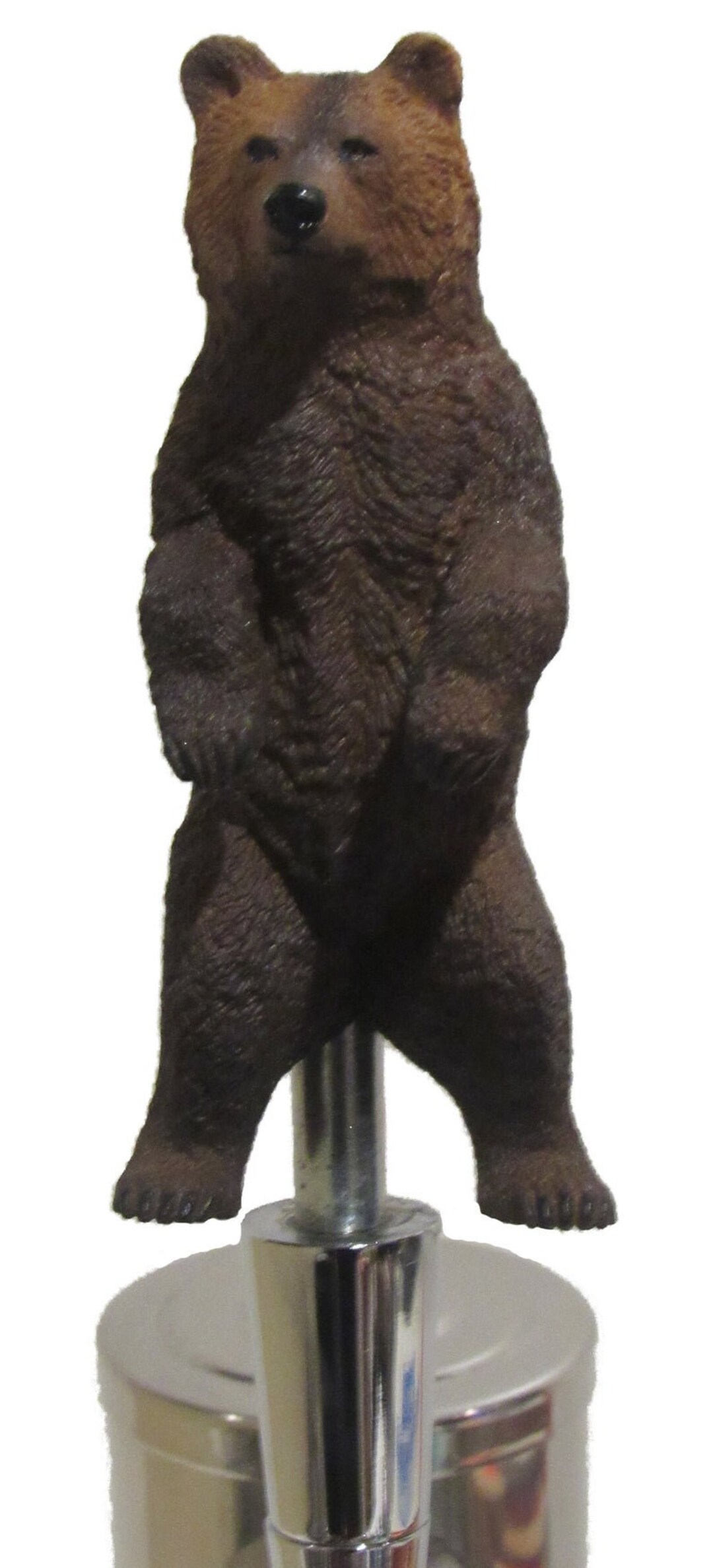 Grizzly Bear Beer Tap Handle Sports Bar Kegerator Breweriana Brown Brew ...