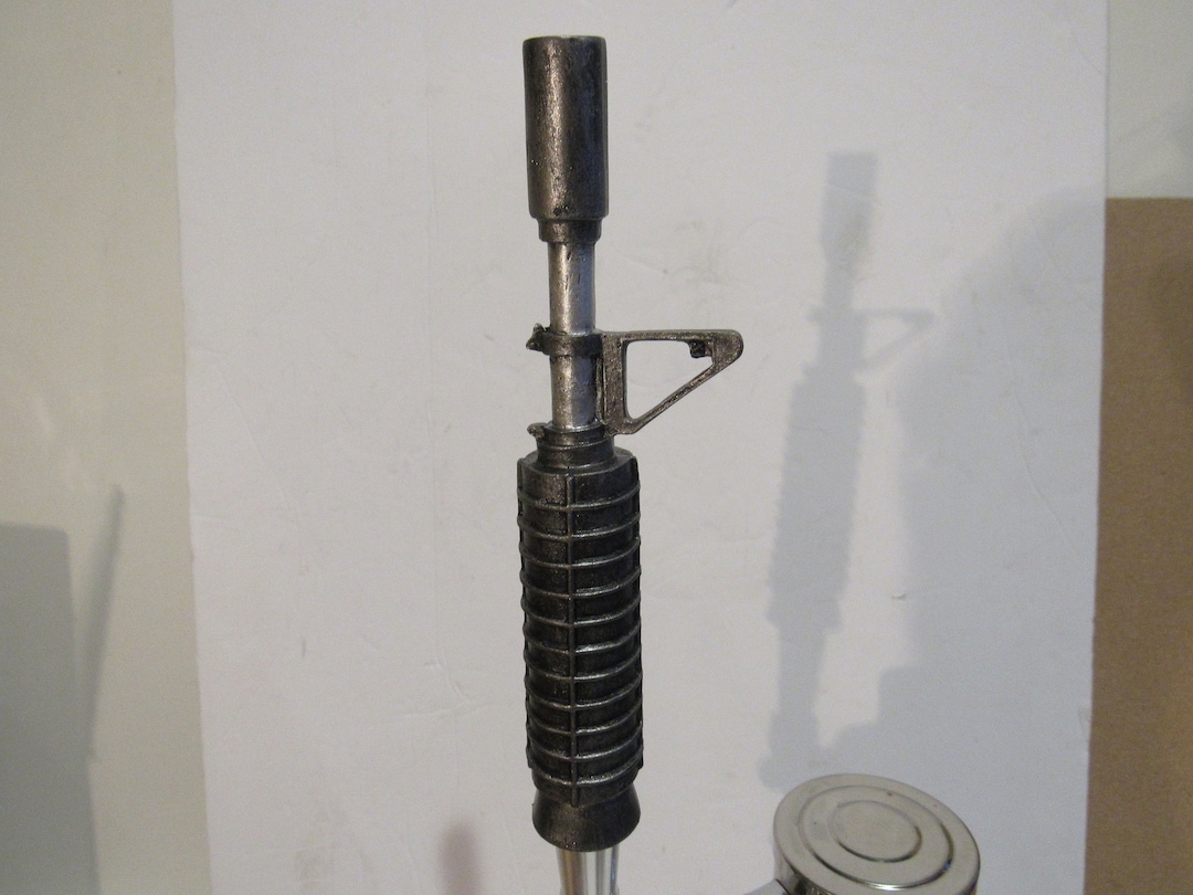 AR-15 Design Tap Handle Beer Bar Man Cave Breweriana Kegerator Rifle ...