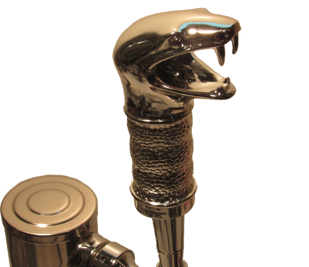 Chrome Viper Beer Tap Handle Sports Bar Kegerator Resin Breweriana Mac ...