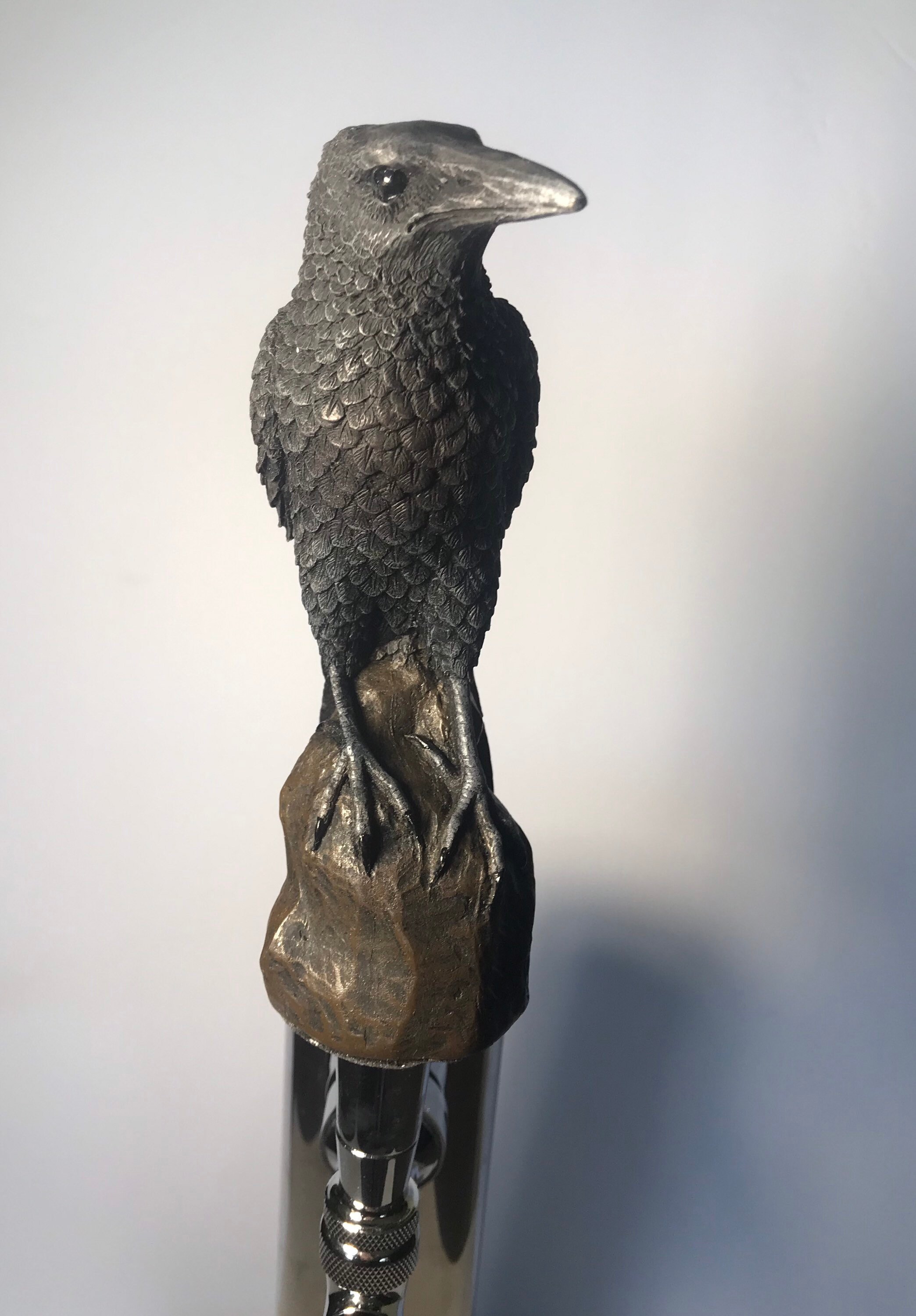 Raven Tap Handle Breweriana Beer Man Cave Sports Bar Bird Lover Gift - Etsy