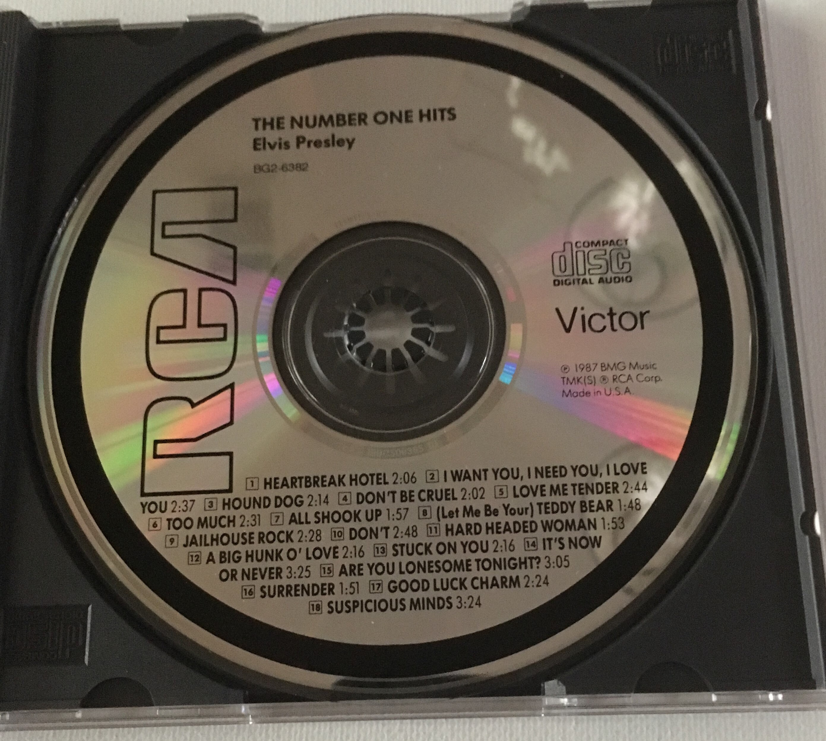 Elvis Presley the Number One Hits CD - Etsy