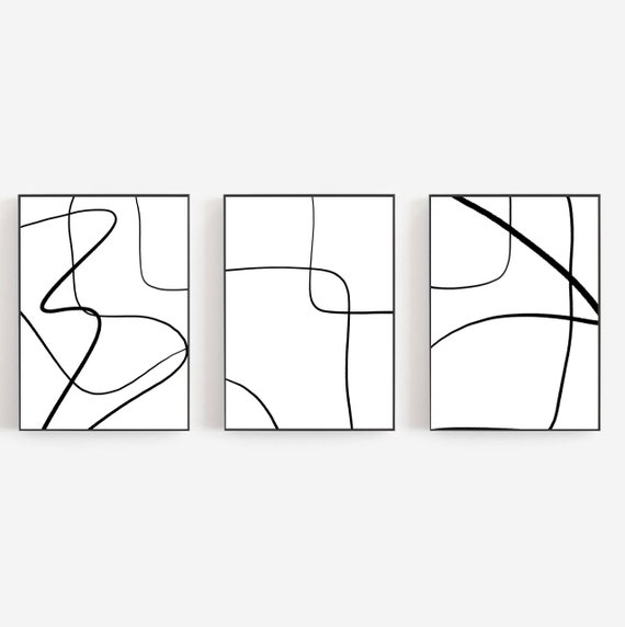 Dibujos Abstractos Simples Formas Collage De Garabatos Abstracto