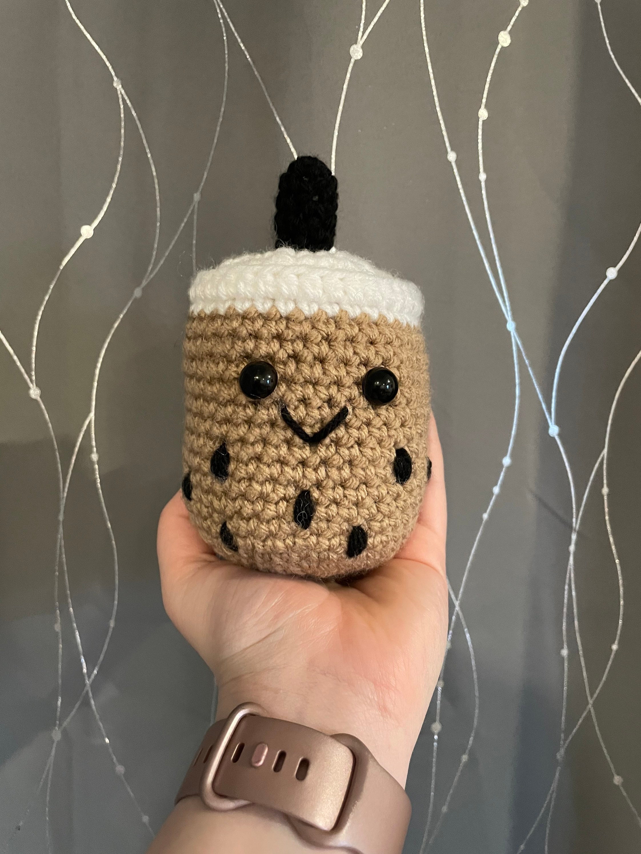 Boba Bubble Tea Crochet Pattern Crochet Plush Bubble Tea - Etsy Canada