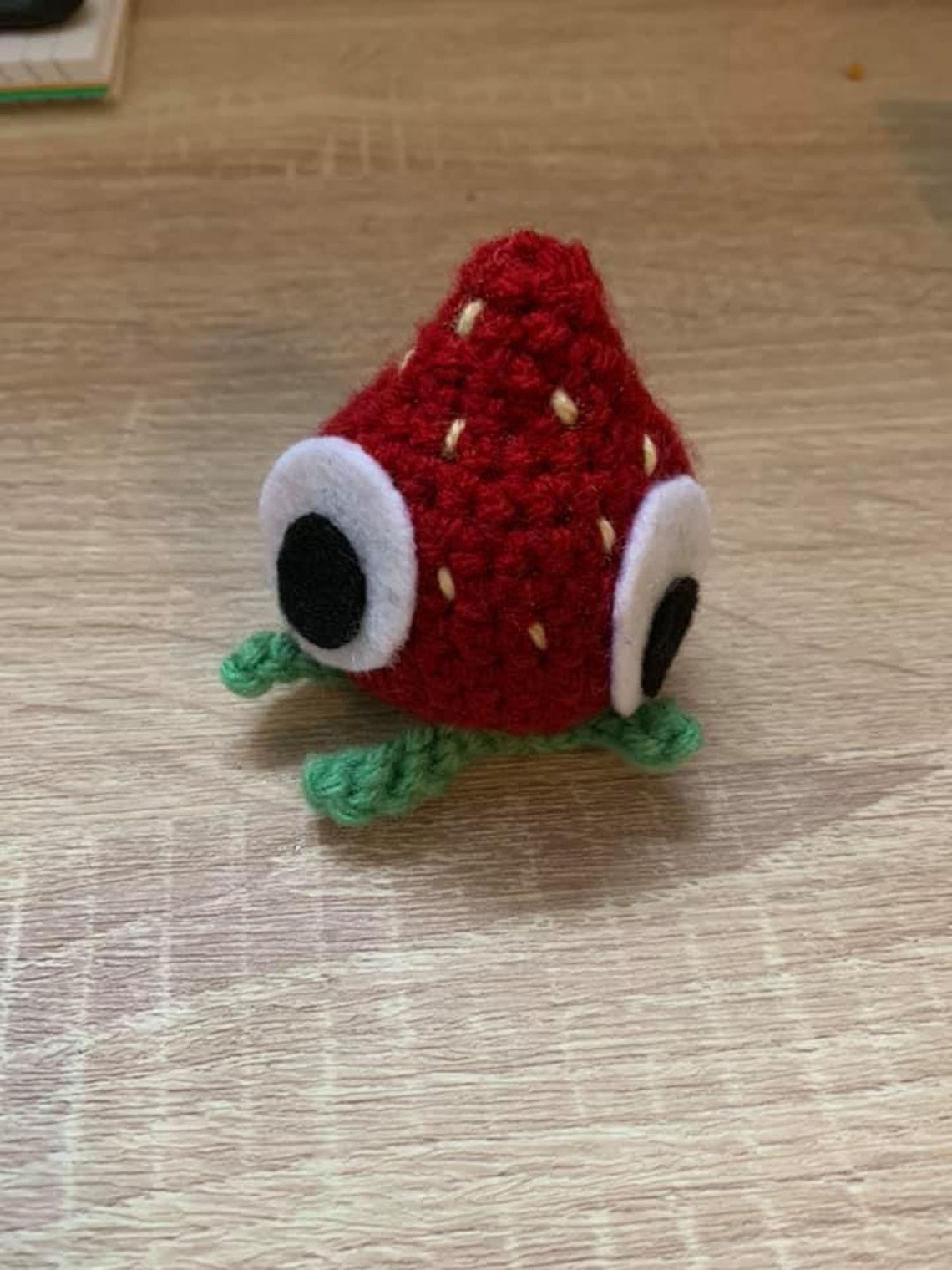Bugsnax strawberry crochet pattern | Etsy